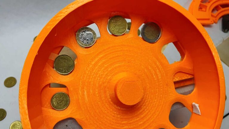 3D Printed Coin Sorting Machine with Arduino - up to 280 coins per ...